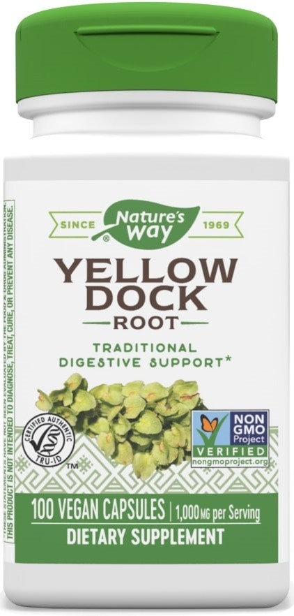 Yellow Dock Root, 100 капсули, Nature’s Way | Ozone.bg