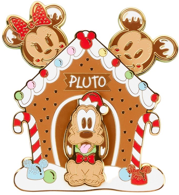 Значка Loungefly Disney: Mickey and Friends - Gingerbread Pluto House ...