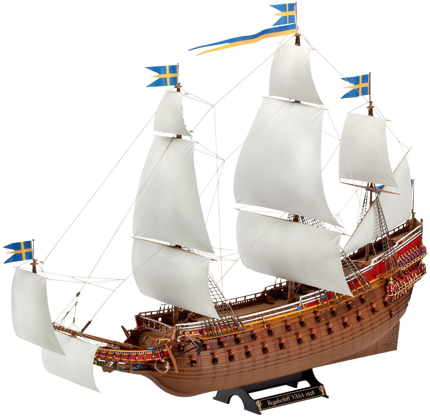 Сглобяем модел на кораб Revell - Swedish Regal Ship VASA 1628 (05414 ...