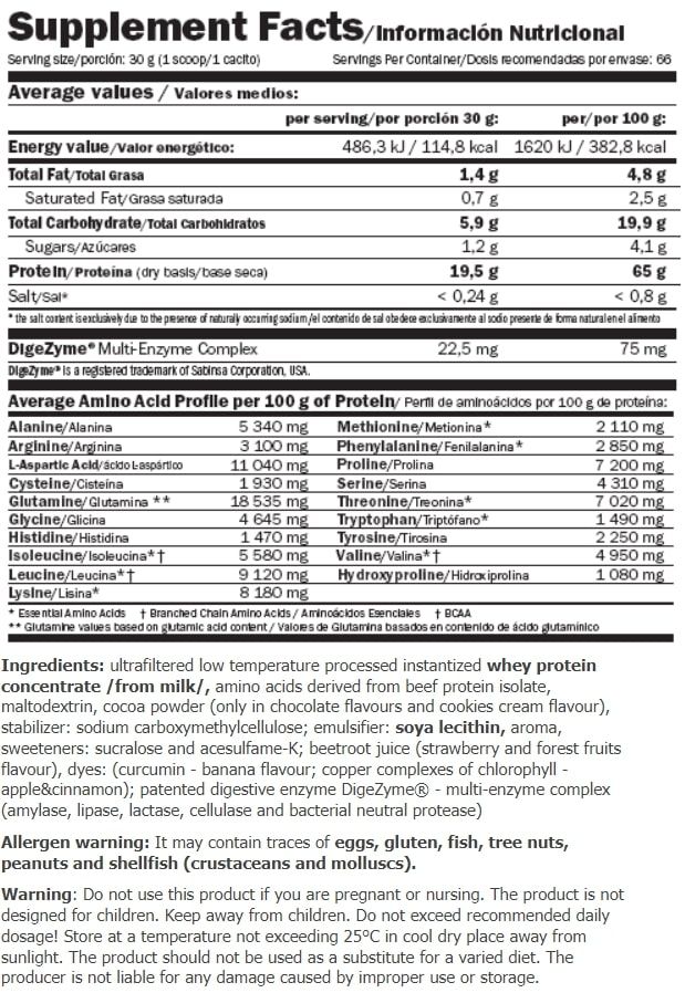 100% Predator Protein, банан, 1000 g, Amix | Ozone.bg