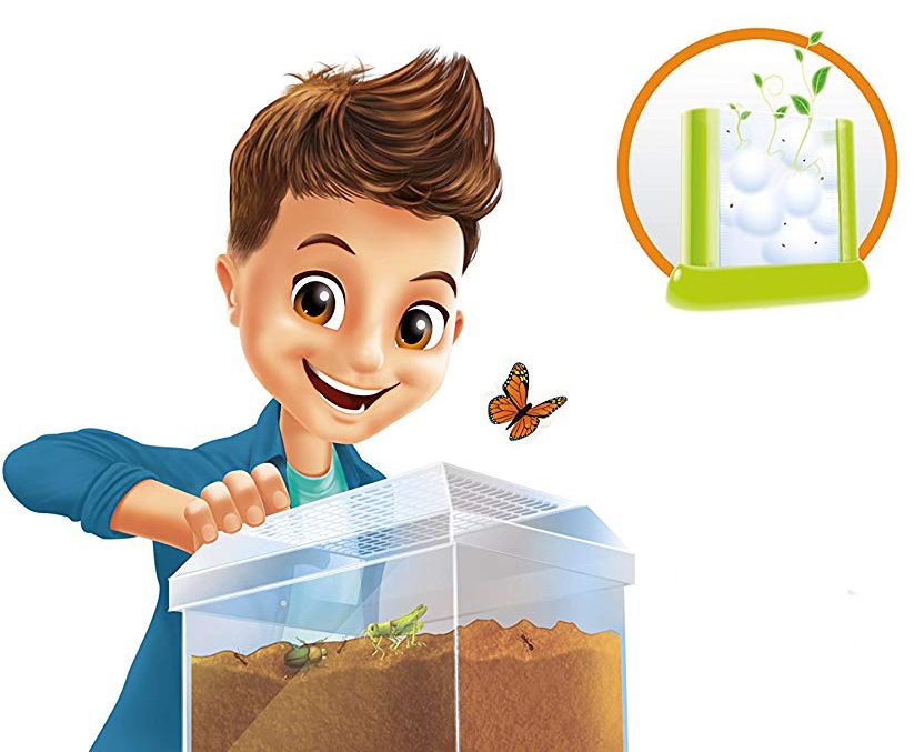 Изследователски комплект Buki Nature - Насекоми и растения | Отлична ...