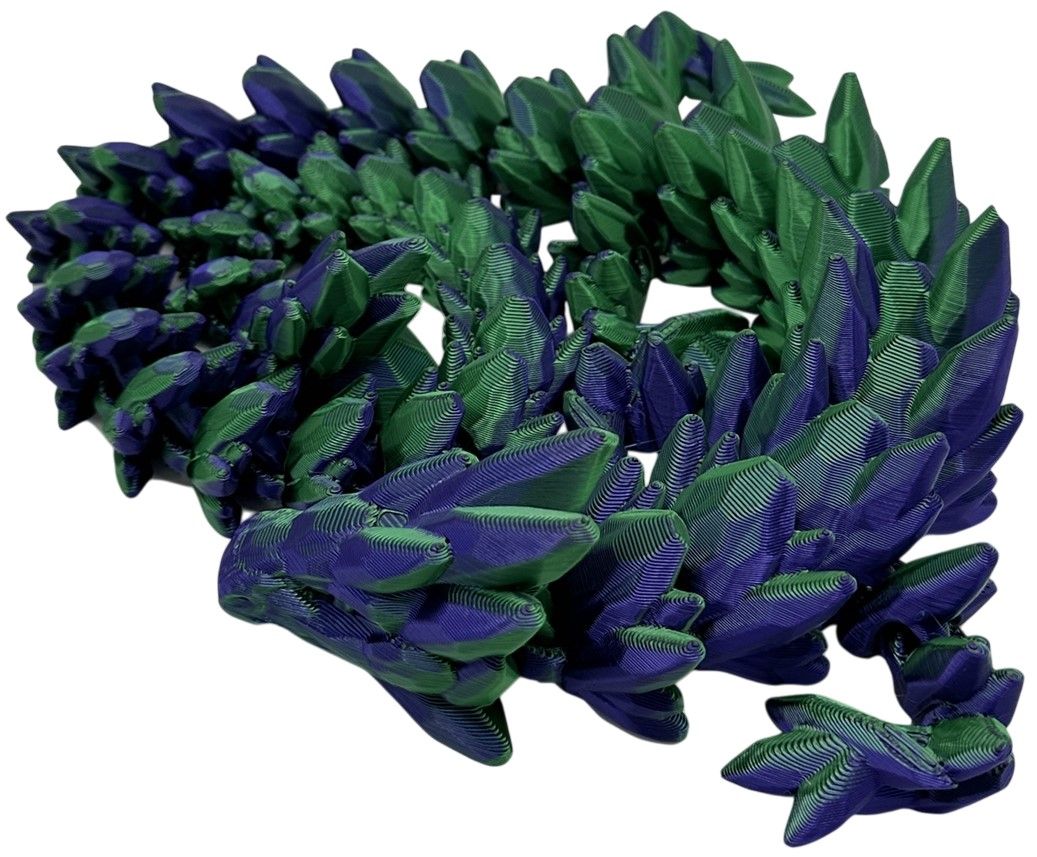 3D принт 3D Morph Lab - Дракон, Gemstone, синьо-зелен | Ozone.bg