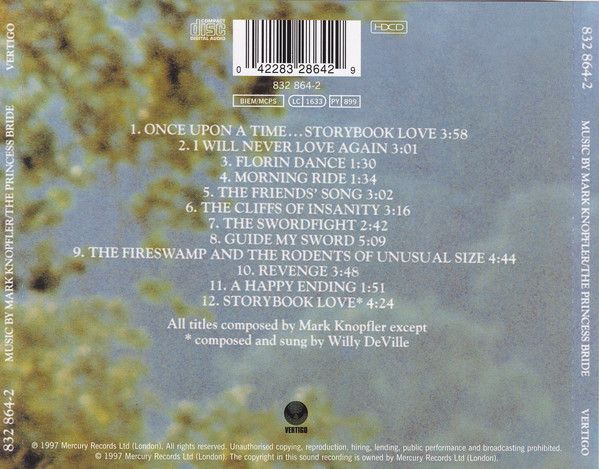 Mark Knopfler - The Princess Bride (CD) Отлична цена | Ozone.bg