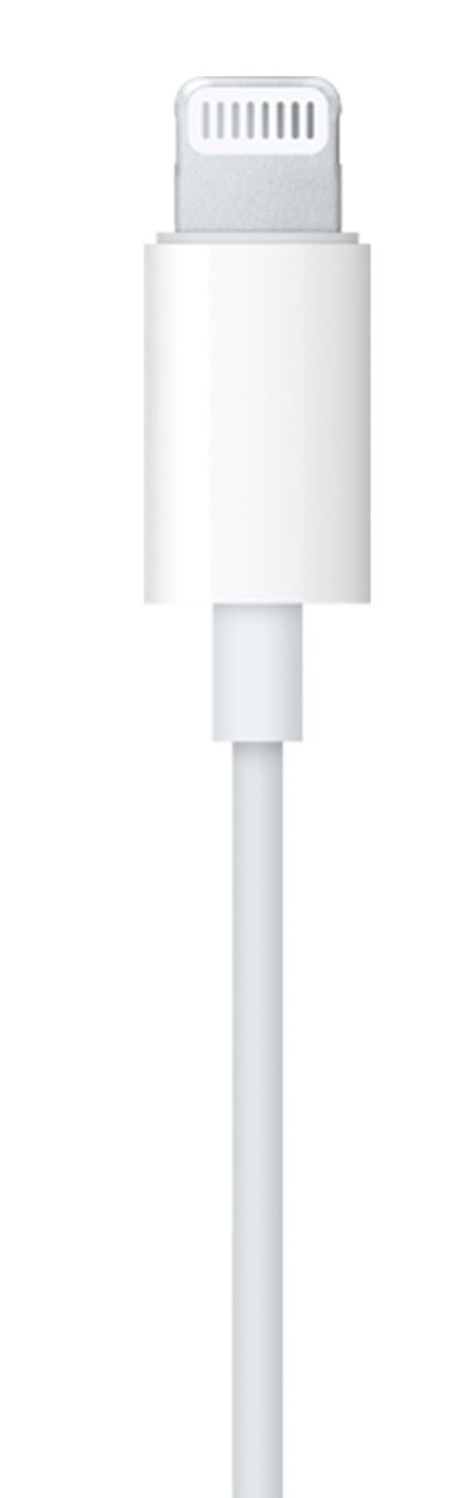 Слушалки с микрофон Apple - EarPods, Lightning Connector, бели | Ozone.bg