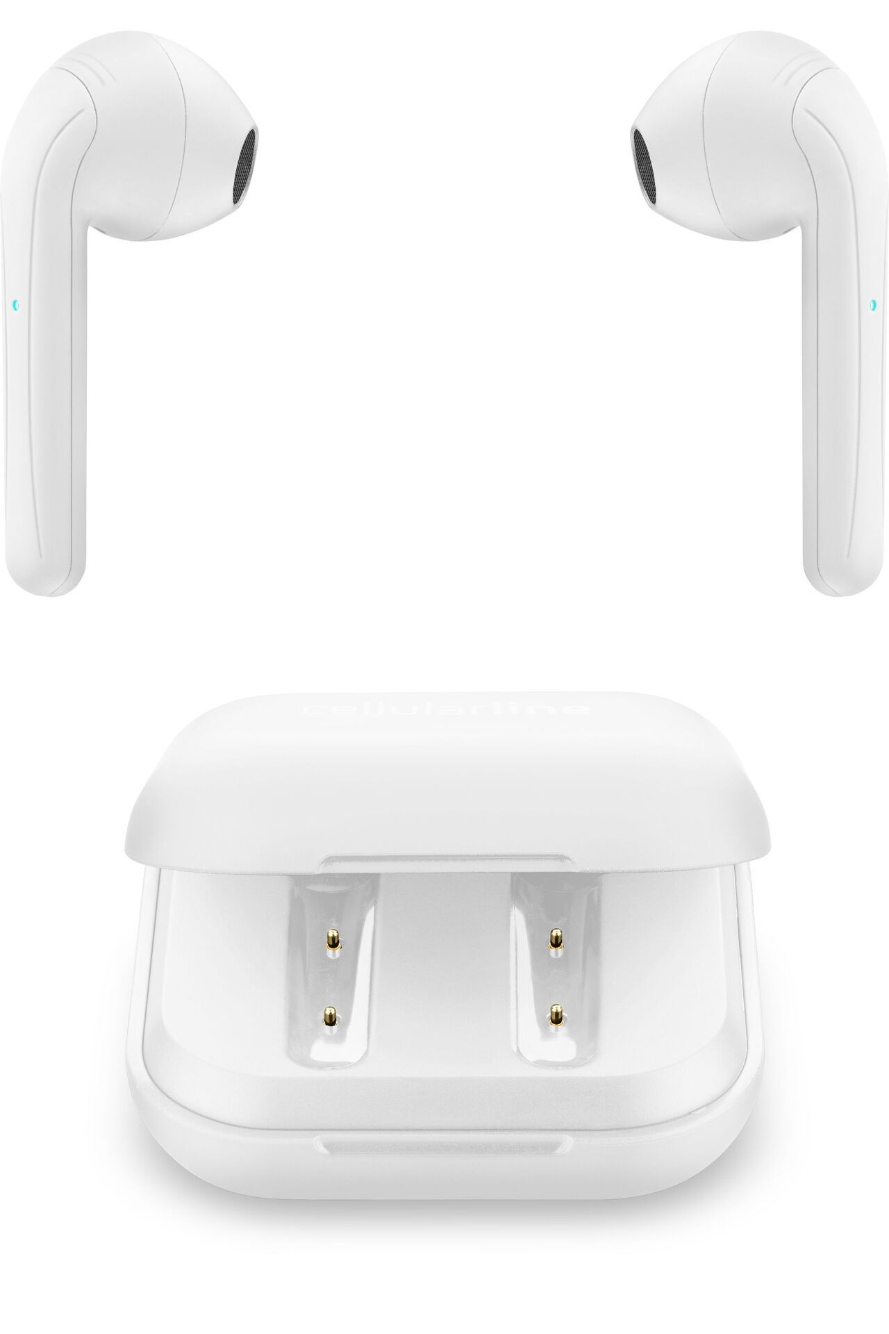 Безжични слушалки Cellularline - Java, TWS, бели | Ozone.bg