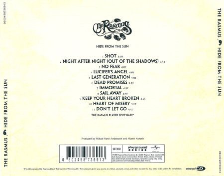 The Rasmus - Hide From The Sun (CD) Отлична цена | Ozone.bg