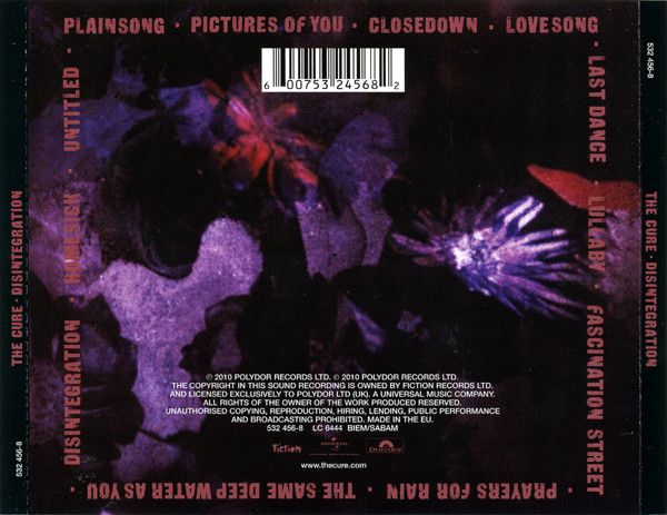 The Cure - Disintegration (CD) Отлична цена | Ozone.bg