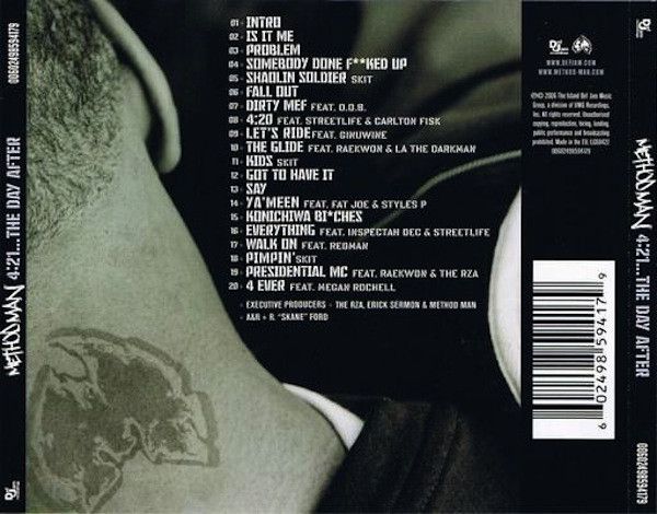 Method Man - 4:21…The Day After (CD) Отлична цена | Ozone.bg