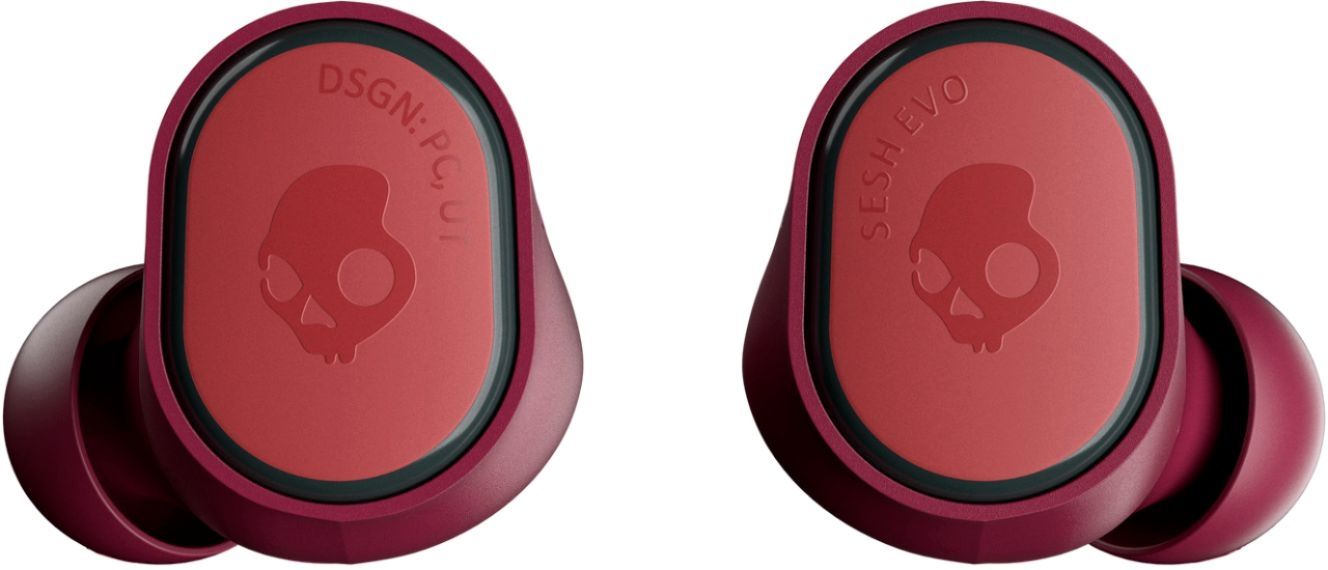 Безжични слушалки Skullcandy - Sesh Evo, TWS, Deep Red | Ozone.bg
