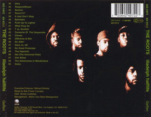 The Roots - Illadelph Halflife (CD) Отлична цена | Ozone.bg