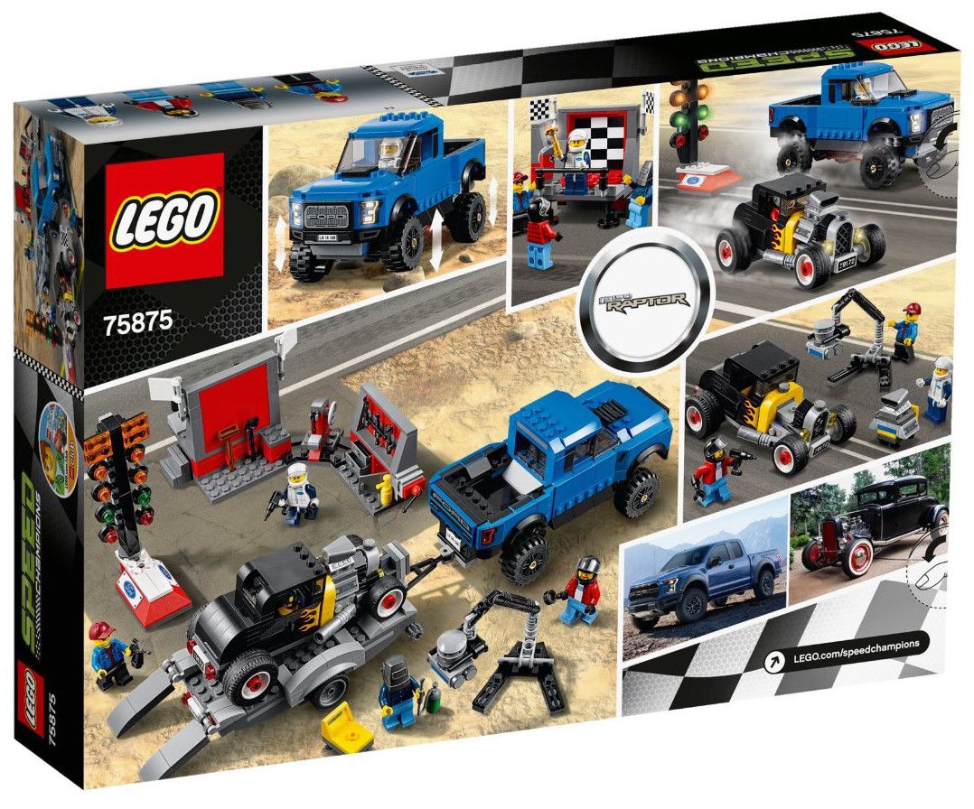 LEGO Speed Champions: Ford F-150 Raptor & Ford Model A Hot Rod (75875 ...