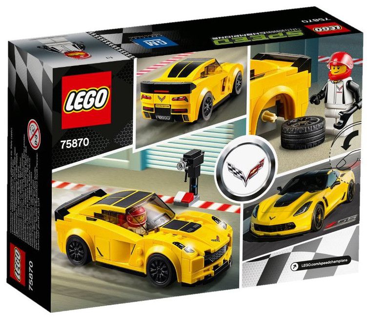 Lego Speed Champions: Chevrolet Corvette Z06 (75870) | Отлична цена ...