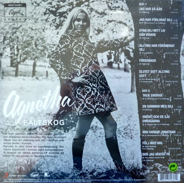 Agnetha Fältskog - Agnetha Fältskog (Vinyl) Отлична цена | Ozone.bg