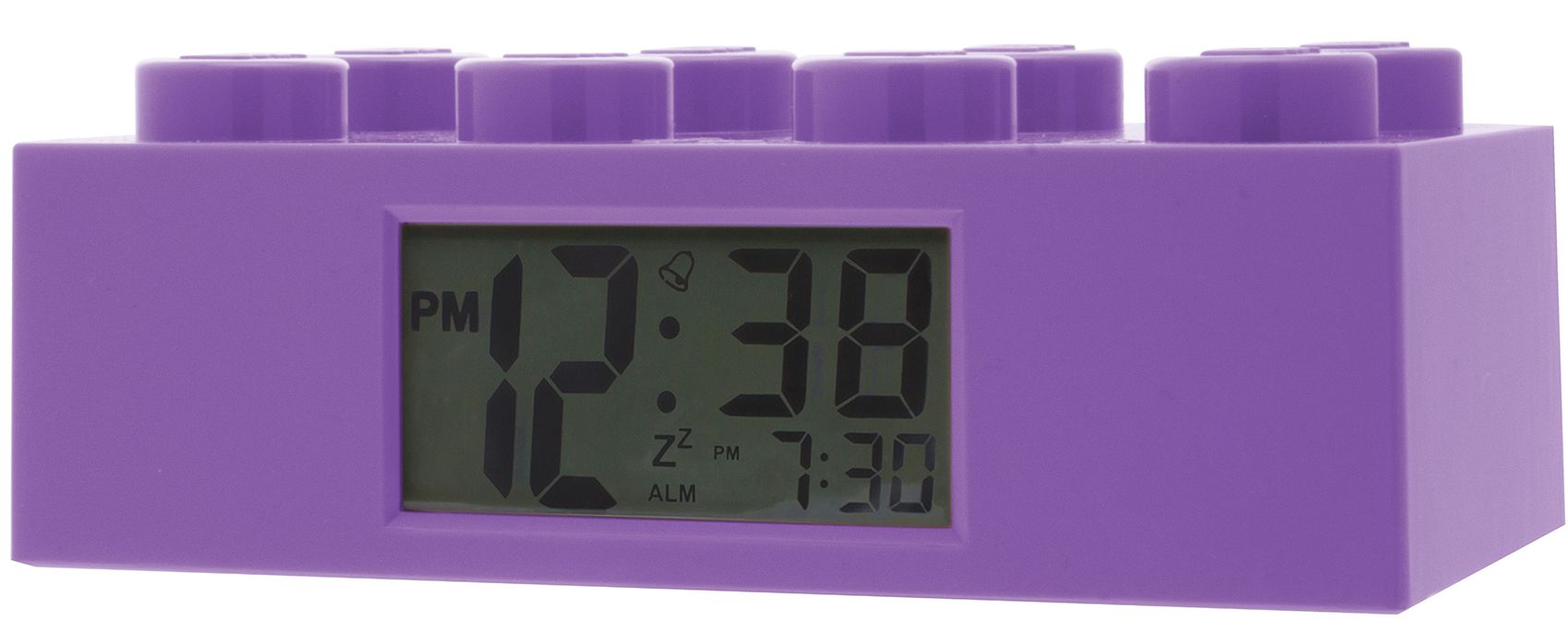 Настолен часовник Lego Wear - Friends Brick Clock, лилав, с будилник ...