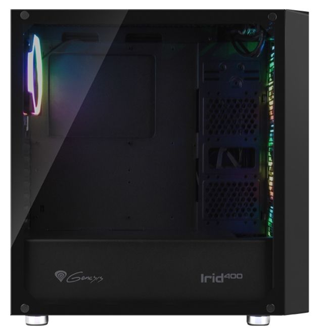 Кутия Genesis Case Irid 400 Rgb, черна | Ozone.bg