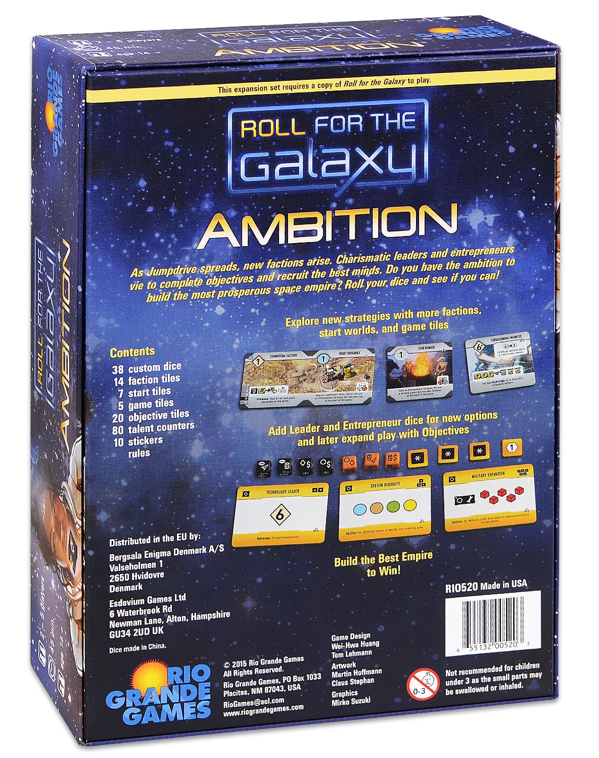 Разширение за настолна игра Roll for the Galaxy: Ambition | Ozone.bg