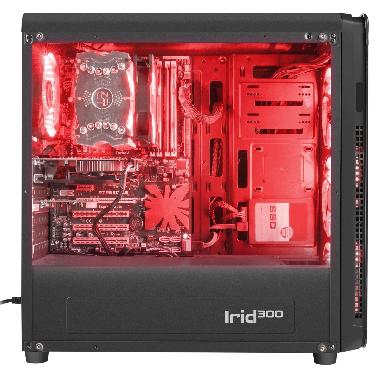 Кутия Genesis ATX - IRID 300 RED | Ozone.bg