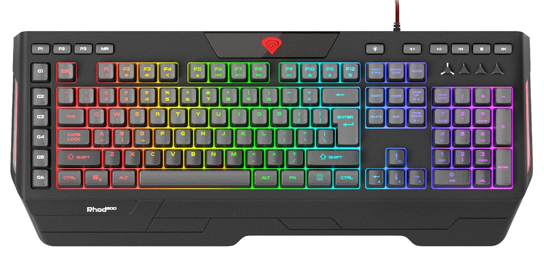Гейминг клавиатура Genesis RHOD 600 RGB - многоцветна подсветка | Ozone.bg