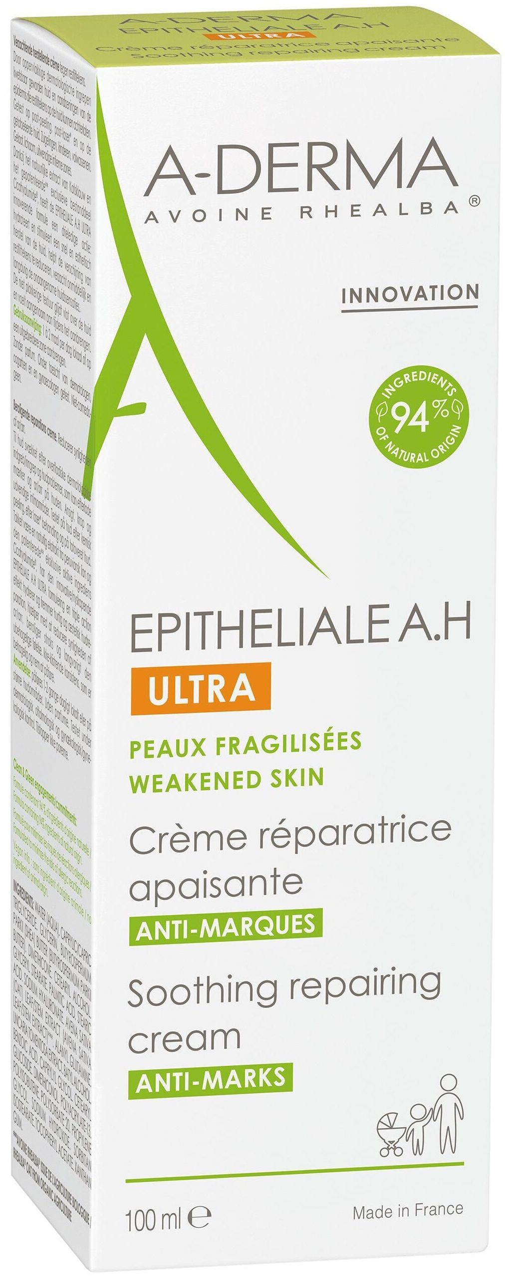 A-Derma Epitheliale A.H. Възстановяващ успокояващ крем Ultra, 100 ml | Ozone.bg