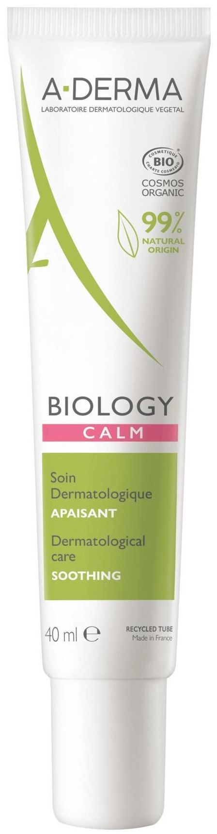 A-Derma Biology Дерматологична успокояваща грижа Calm, 40 ml | Ozone.bg