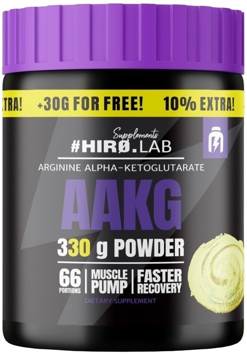 AAKG Powder, лимон, 330 g, Hero.Lab | Ozone.bg