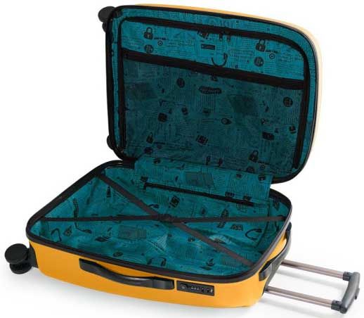 ABS куфар Gabol Paradise - Жълт, 70 l | Ozone.bg