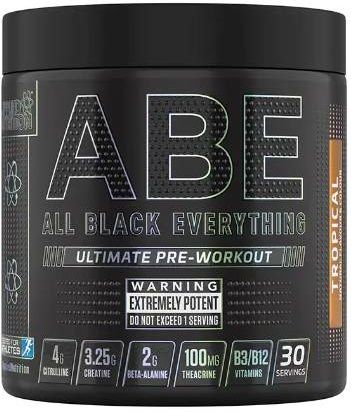 ABE Ultimate Pre-Workout, Tropical Vibes, 315 g, Applied Nutrition ...