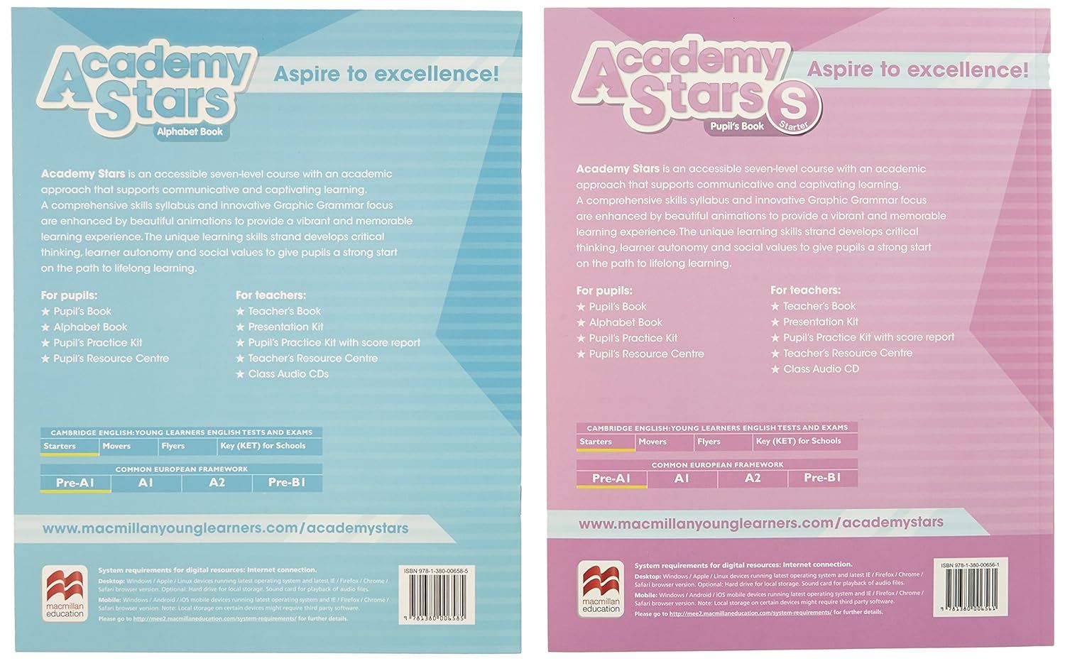 Academy Stars Starter Level: Student's Book with Alphabet Book ...