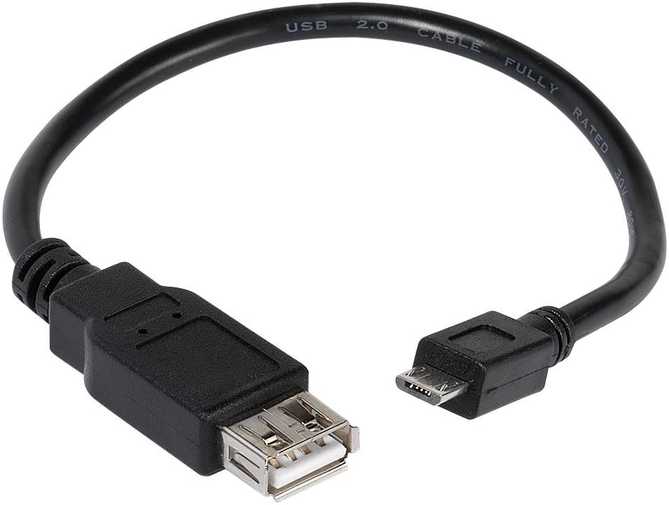 Адаптер Vivanco - USB-A/micro USB-B, черен | Ozone.bg