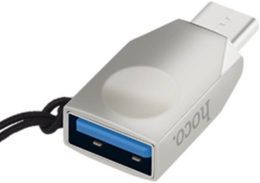Адаптер Hoco - OTG UA9, USB-C/USB-A, сребрист | Ozone.bg