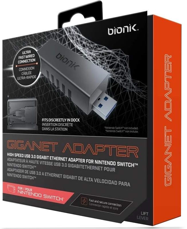 Адаптер Bionik - Giganet USB 3.0 (Nintendo Switch) | Ozone.bg