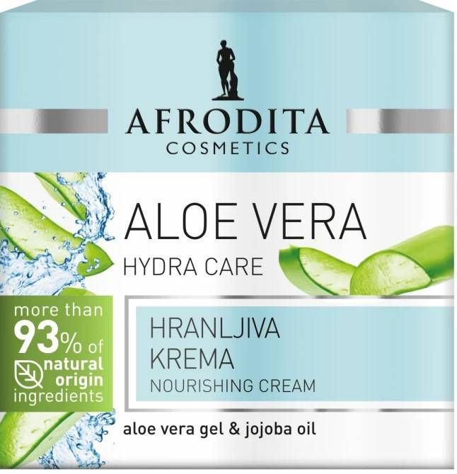 Afrodita Cosmetics Подхранващ крем за лице с алое вера, 50 ml | Ozone.bg