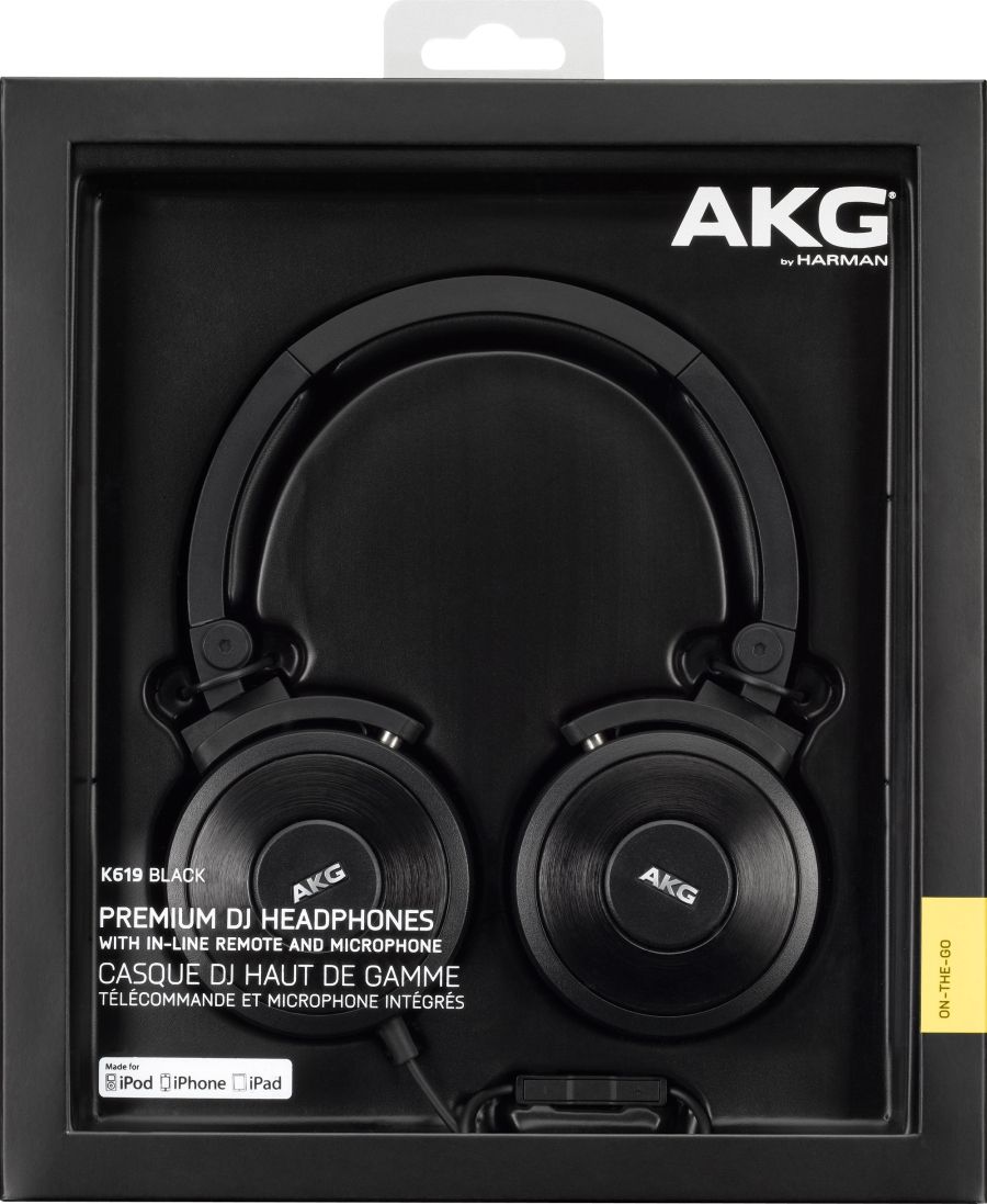 Слушалки AKG K619 - черни | Ozone.bg