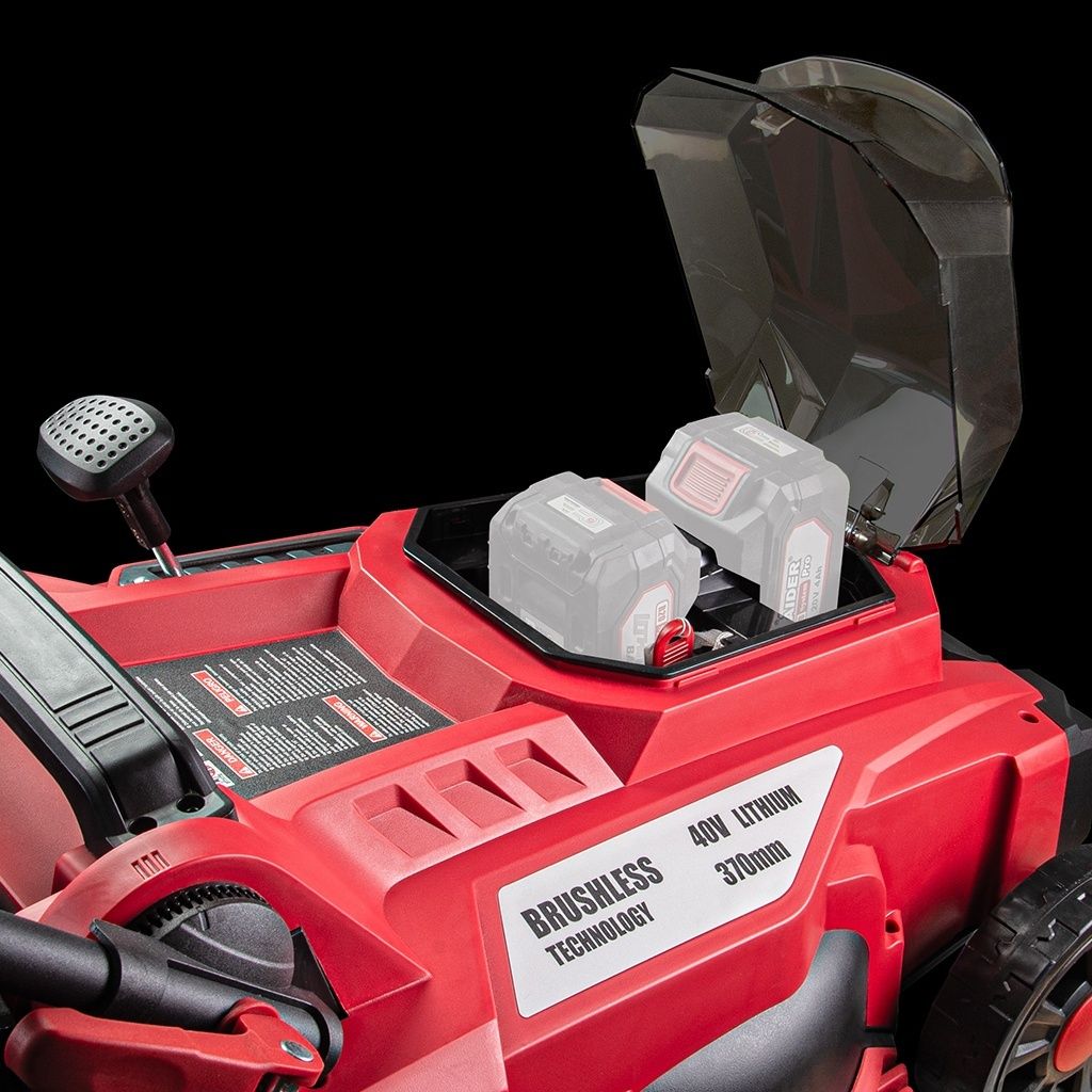 Акумулаторна безчеткова косачка Raider - R20, RDP-BCLM20, 40V, 35 l, 300 m2, 37 cm, Solo | Ozone.bg