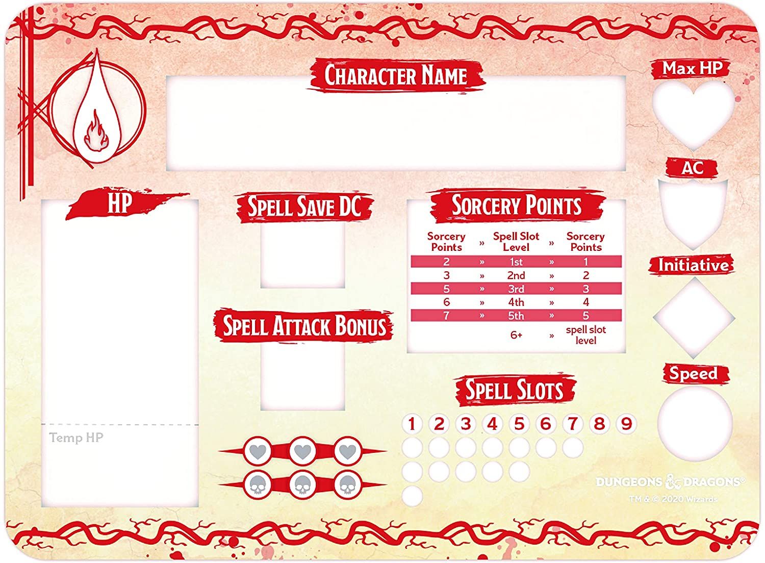 Аксесоар за ролева игра Dungeons & Dragons: Sorcerer Token Set | Ozone.bg