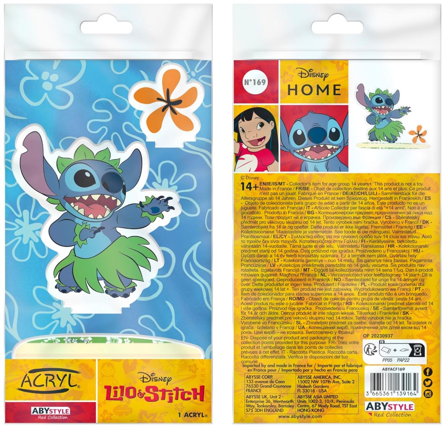 Акрилна фигура ABYstyle Disney: Lilo & Stitch - Stitch, 9 cm | Ozone.bg