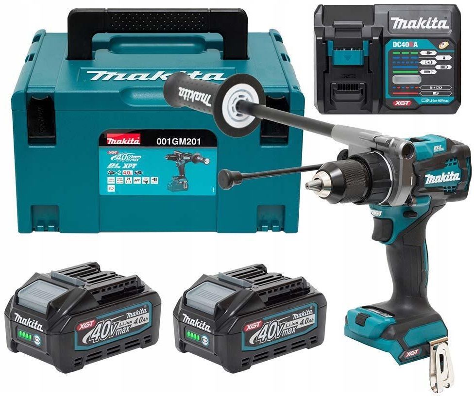 Акумулаторен винтоверт Makita - DF001GM201, 40V-XGT, 2x4.0 Ah + 1x2.5 ...