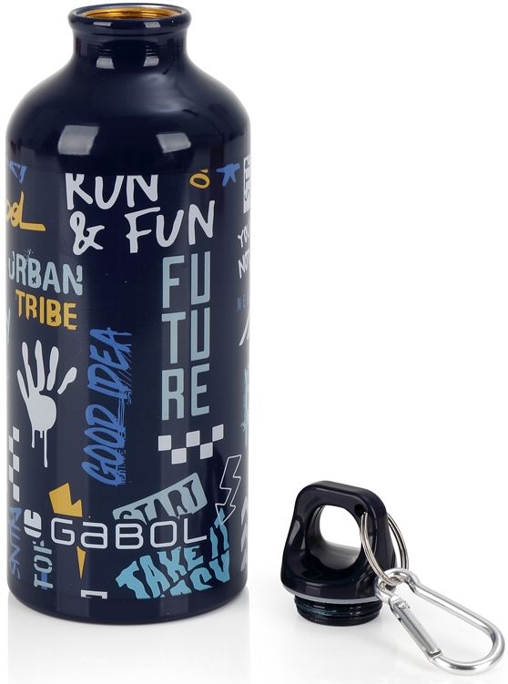 Алуминиева бутилка за вода Gabol Skull - 600 ml | Ozone.bg