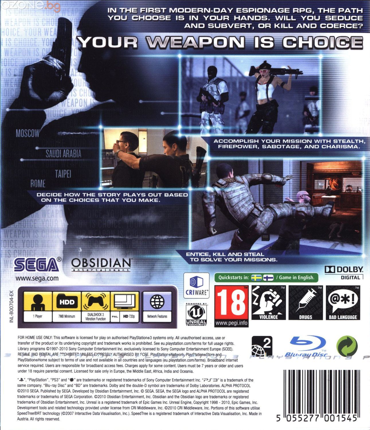 Alpha Protocol (PS3) | Ozone.bg