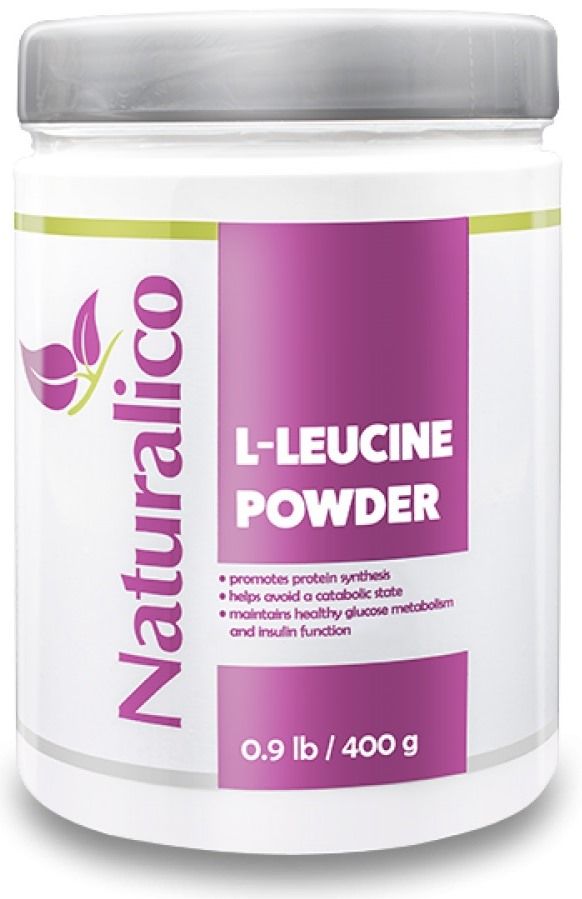L-Leucine Powder, 400 g, Naturalico | Ozone.bg
