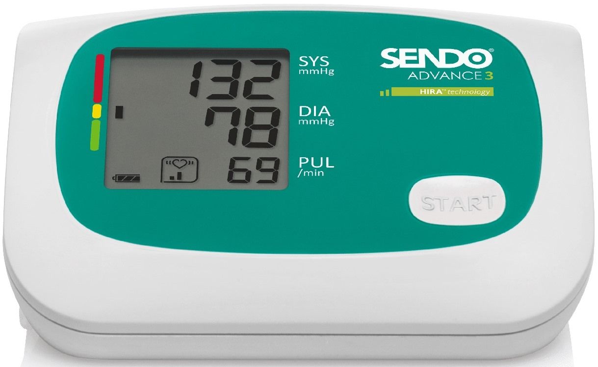 Апарат за кръвно налягане Sendo Advance 3, пълен автомат, с адаптер | Ozone.bg