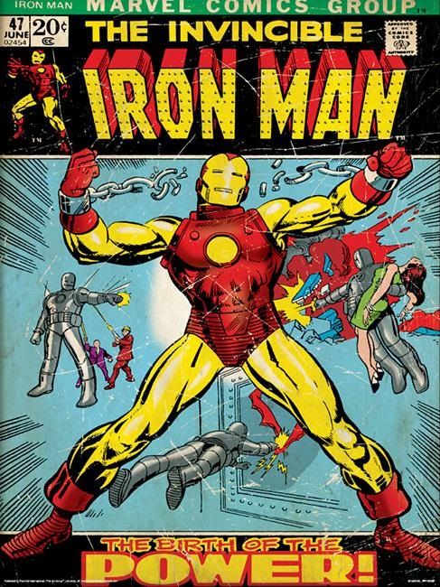 Арт принт Pyramid Marvel: Iron Man - Birth Of Power | Ozone.bg