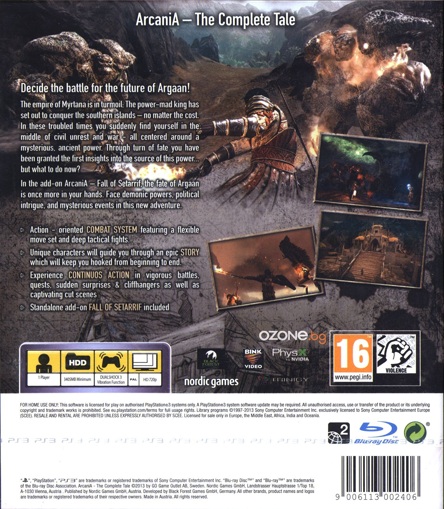 Arcania: The Complete Tale (PS3) | Ozone.bg