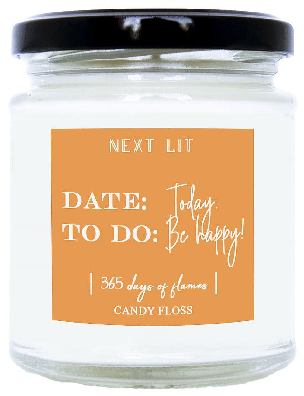 Ароматна свещ Next Lit 365 Days of Flames - Be Happy | Ozone.bg