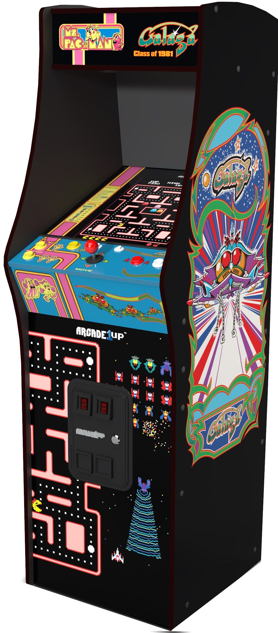 Аркадна машина Arcade1Up - Ms. Pac-Man vs Galaga Class of 81 Deluxe | Ozone.bg