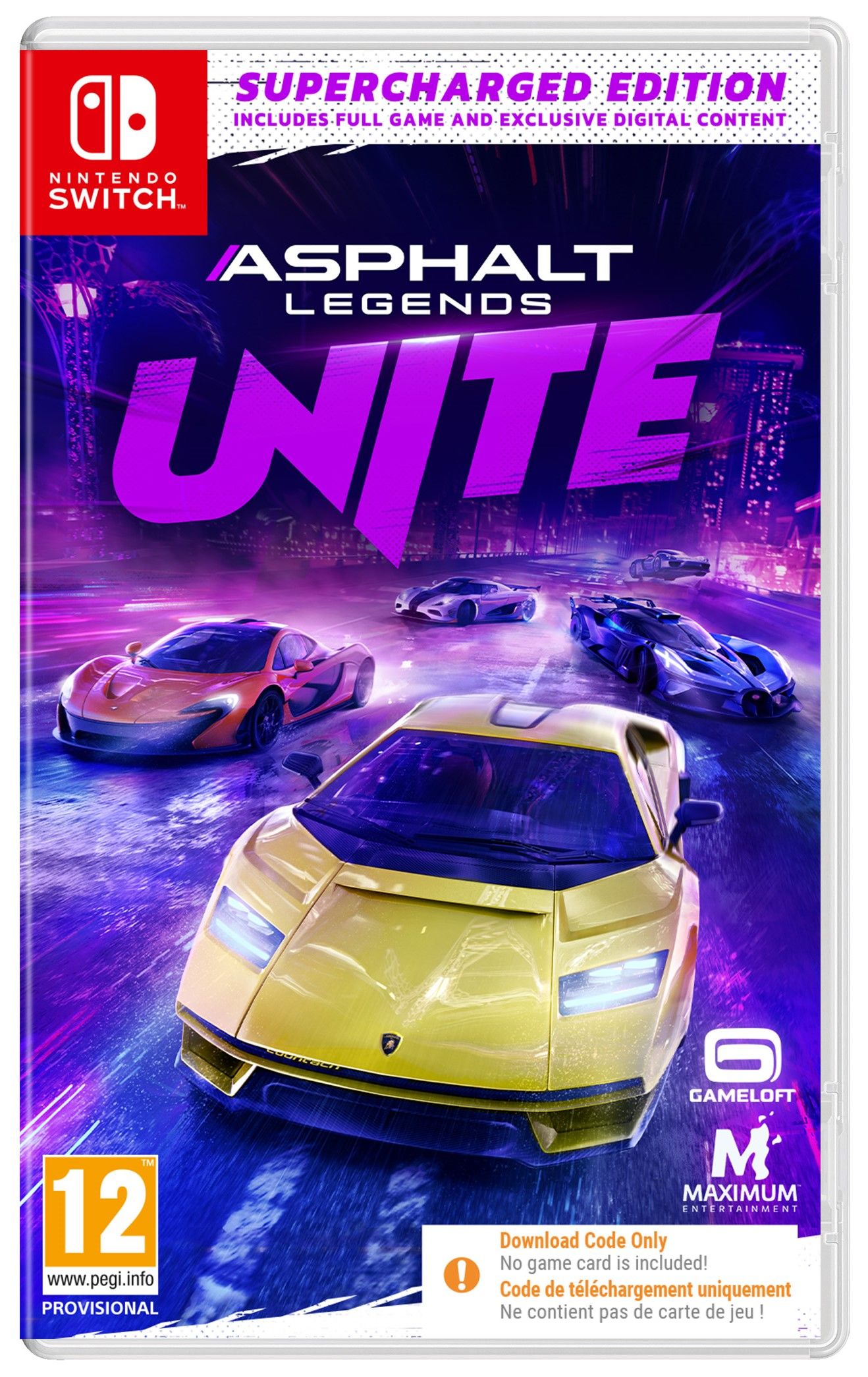 Asphalt: Legends Unite - Supercharged Edition - Код в кутия (Nintendo ...