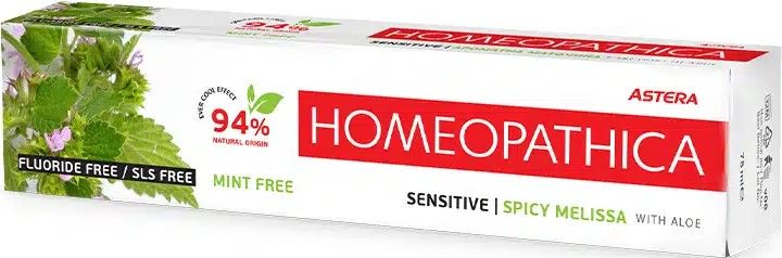 Astera Homeopathica Паста за зъби Sensitive, 75 ml | Ozone.bg