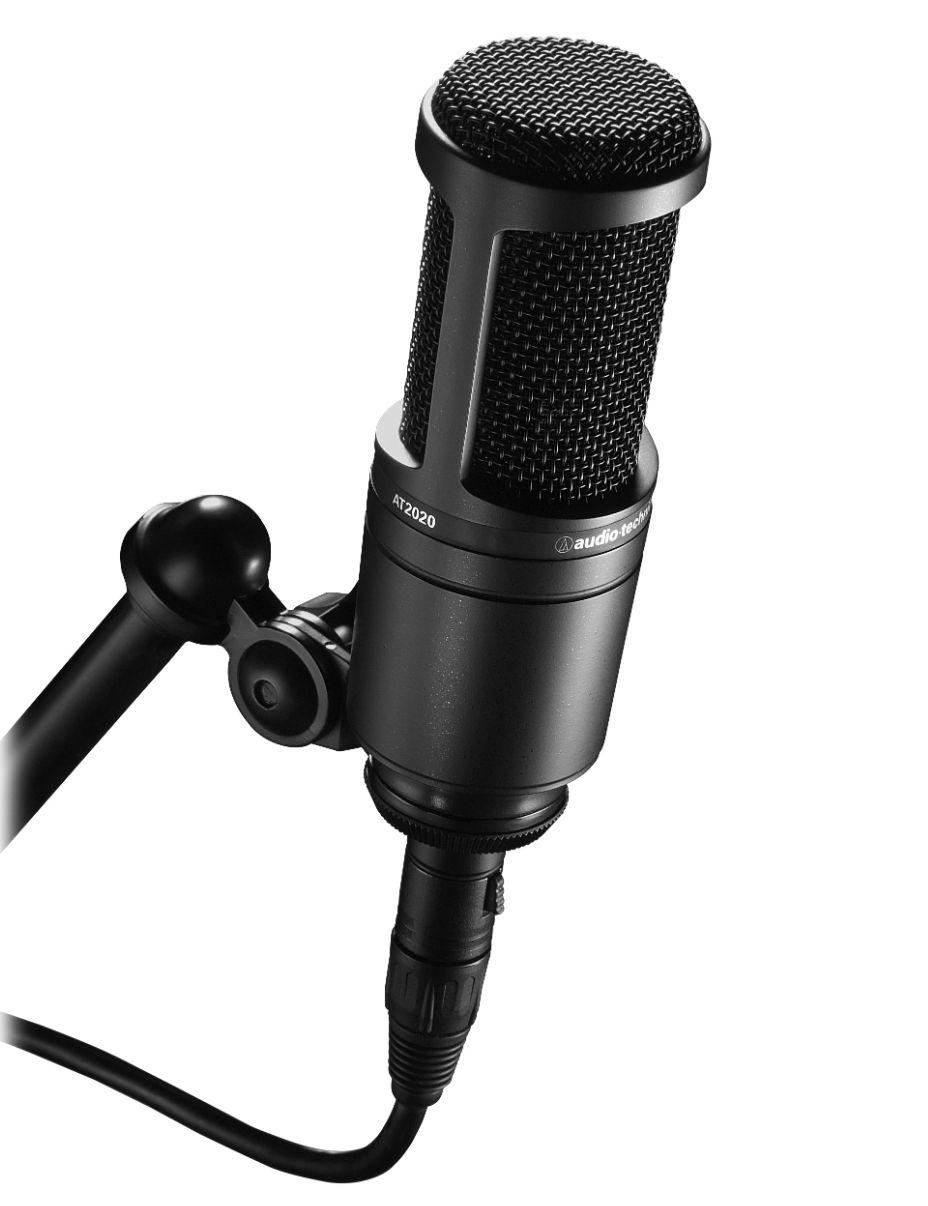 Микрофон Audio-Technica - AT2020, черен | Ozone.bg
