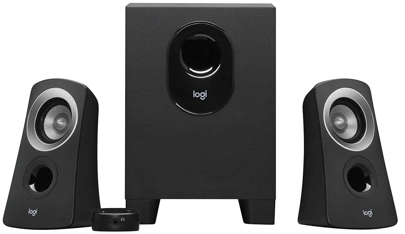 Аудио система Logitech - Z313, 2.1, черна | Ozone.bg