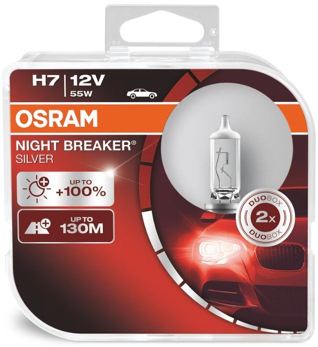 Авто крушки Osram - H7, 64210NBS, Night Breaker Silver | Ozone.bg